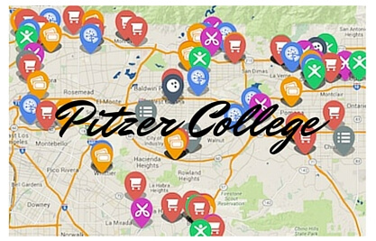Pitzer College Map