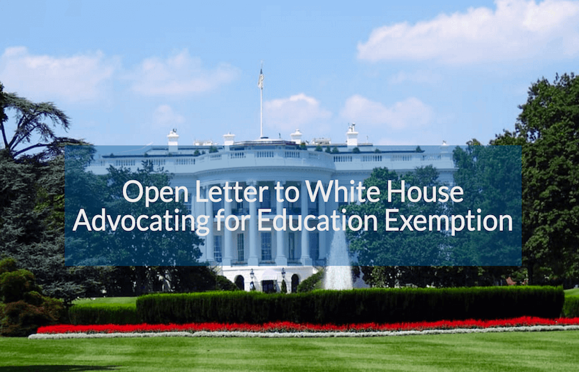 Open Letter to President Trump from TUN | The University Network