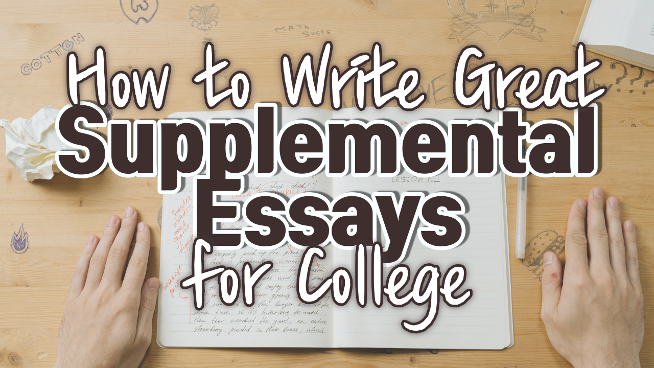 Supplemental Essay | The University Network