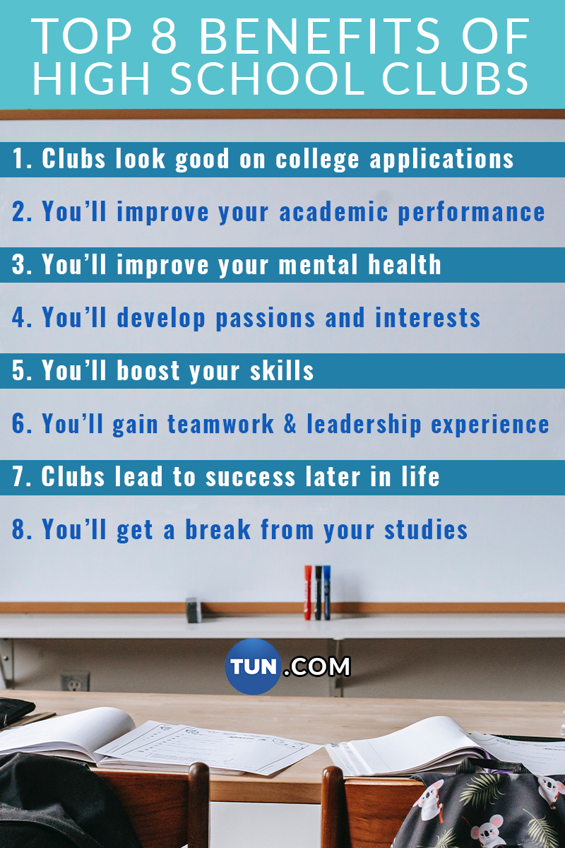 Top 8 Benefits of High School Clubs | The University Network Top 8 Benefits of High School Clubs | The University Network